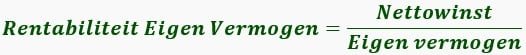Rentabiliteit Eigen Vermogen (REV) berekenen - Finansjaal